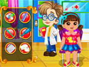 Dora Doctor Slacking - ColorGirlGames.com