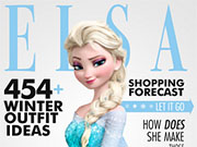 Elsa Famous Magazine Interview - ColorGirlGames.com