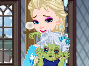 Elsa's Zombie Baby - ColorGirlGames.com
