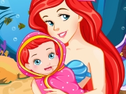 Pregnant Ariel Gives Birth - ColorGirlGames.com